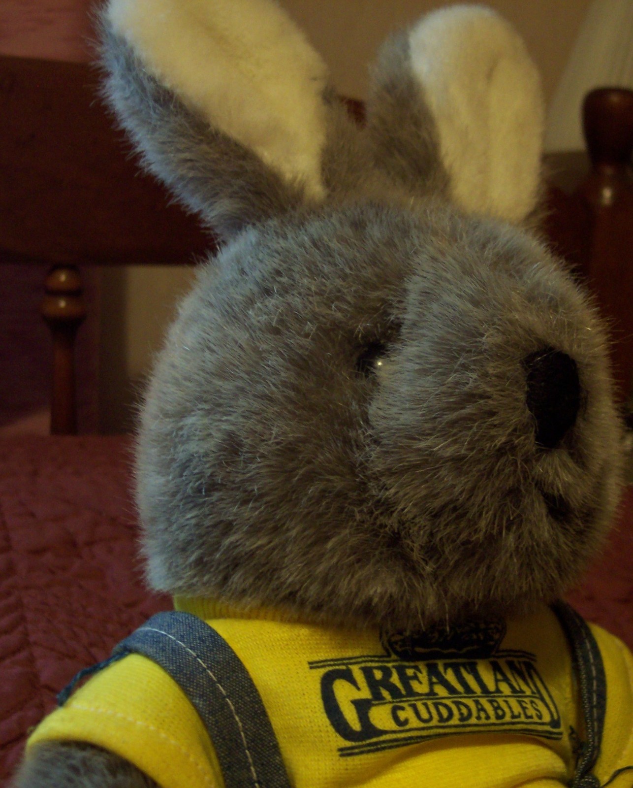 Adorable Gray Bunny Rabbit "Greatland Cuddables" Target Plush Dayton ...