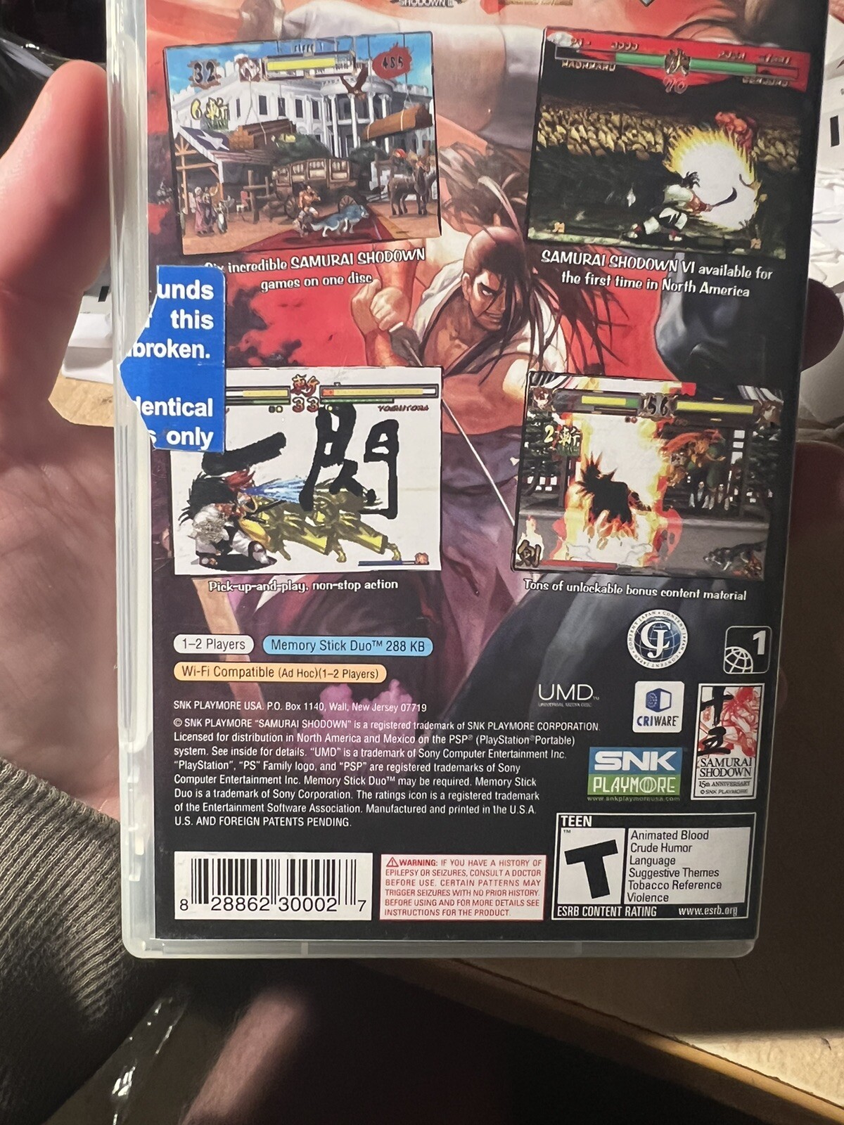 Samurai Showdown Anthology PSP Game | eBay