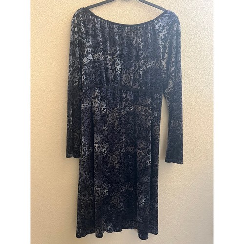 Women's Black Gray Whimsy Goth Fairy Witchy Sheer Floral Dress *Please read* | eBay