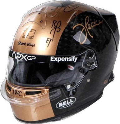 Joshua Pearce Damson Idris APX GP Helmet Decal Sticker Racing Formula ...