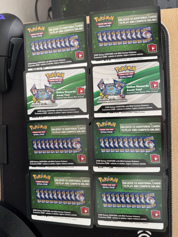 Pokemon Code Card Job Lot 880+ Cards! Read Discription | eBay UK