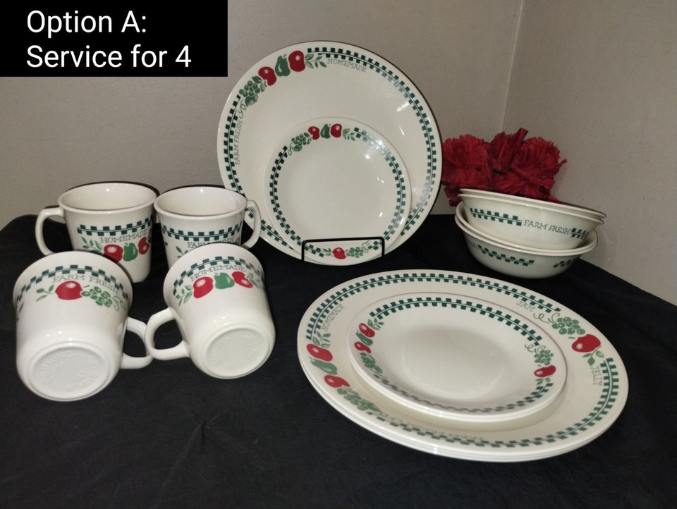 Corelle Farm Fresh - Service for 4 Plus Extras | eBay