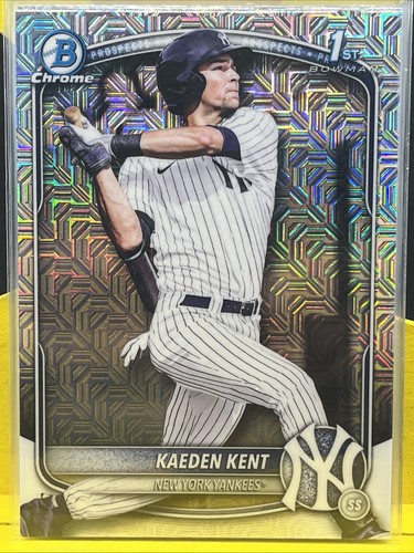 2025 Bowman Draft Chrome #BDC-65 Kaeden Kent Mega Mojo 1st Bowman ...