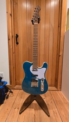 Aria Pro II 615 MK2 Nashville Electric Guitar Turquoise Blue | eBay UK