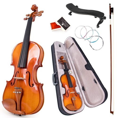 Violin 4/4 Full SizeKmise Solid Wood Fiddle for Adults Beginners ...
