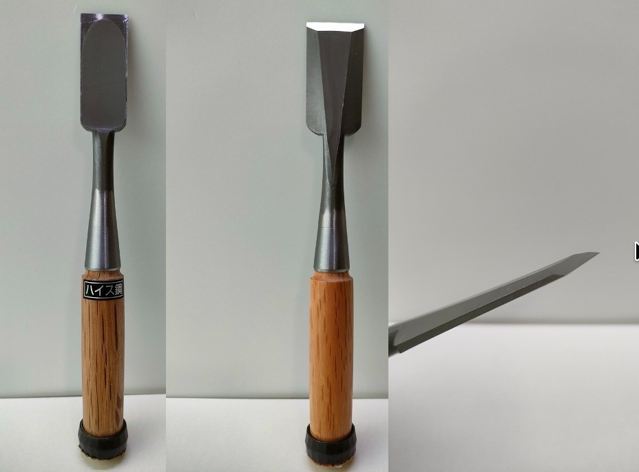 Set of five Chisel with wood Box Carpenter tool Japanese NOMI Very ...
