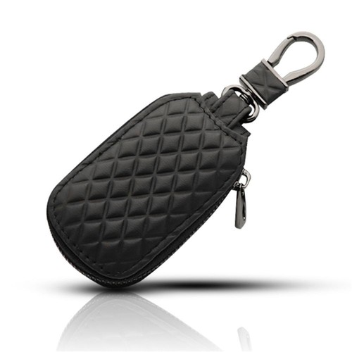 PU Leather Key Holder Case Keychain Pouch Bag Car Wallet Key Ring Cover ...