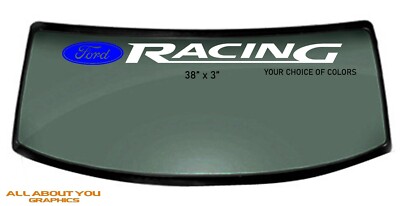 FORD Racing Windshield Banner (Multi Color - many choices) Mustang F150 ...