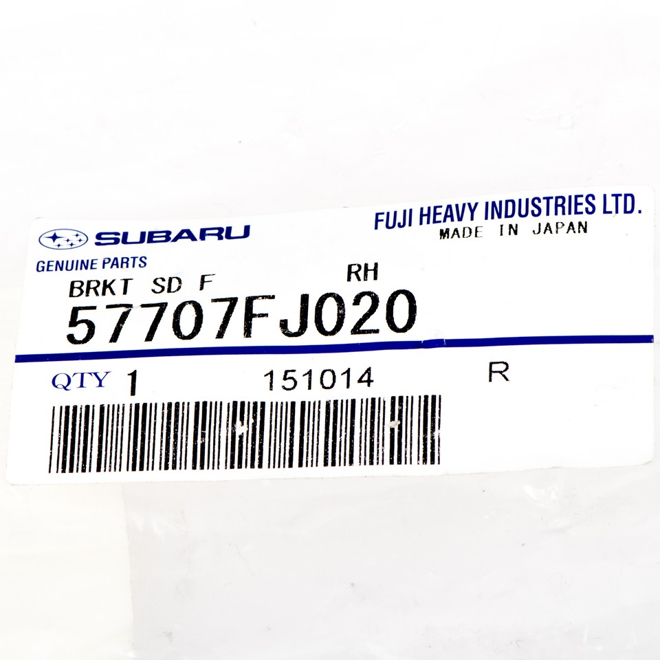 OEM 2012-2016 Subaru Impreza Front Right Bumper Retaining Bracket NEW ...