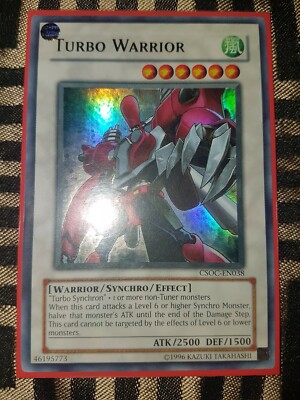 Turbo Warrior CSOC-EN038 Ultra Rare Unlimited Edition LP Yugioh | eBay