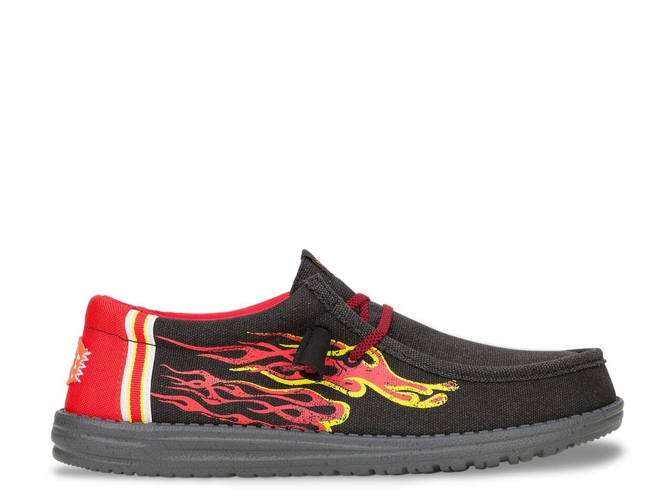 Hey Dude Wally Hot Wheels Multi Color Casual Slip On Shoes Men US Size ...