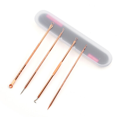 4pcs/set Blackhead Removal Tool Kit Acne Clip Blemish Squeeze Y4T5 | eBay