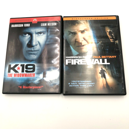 Harrison Ford K19 The Widowmaker ,Firewall DVD’s Widescreen Lot of 2 | eBay
