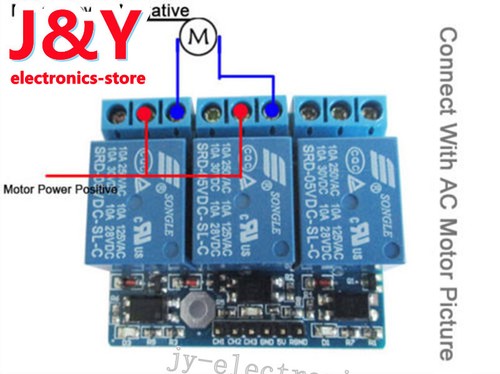 3-Channel Relay Module With Optocoupler Isolation Compatible 3.3V 5V ...