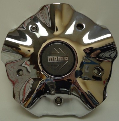 MOMO CENTER CAP/CHROME Wheel/Rim CAP 7 3/4"-MINT!! (1EA)WOW! SHIPS FREE ...