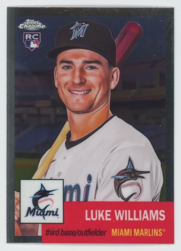 2022 Topps Chrome Platinum Anniversary Luke Williams Miami Marlins #371 ...