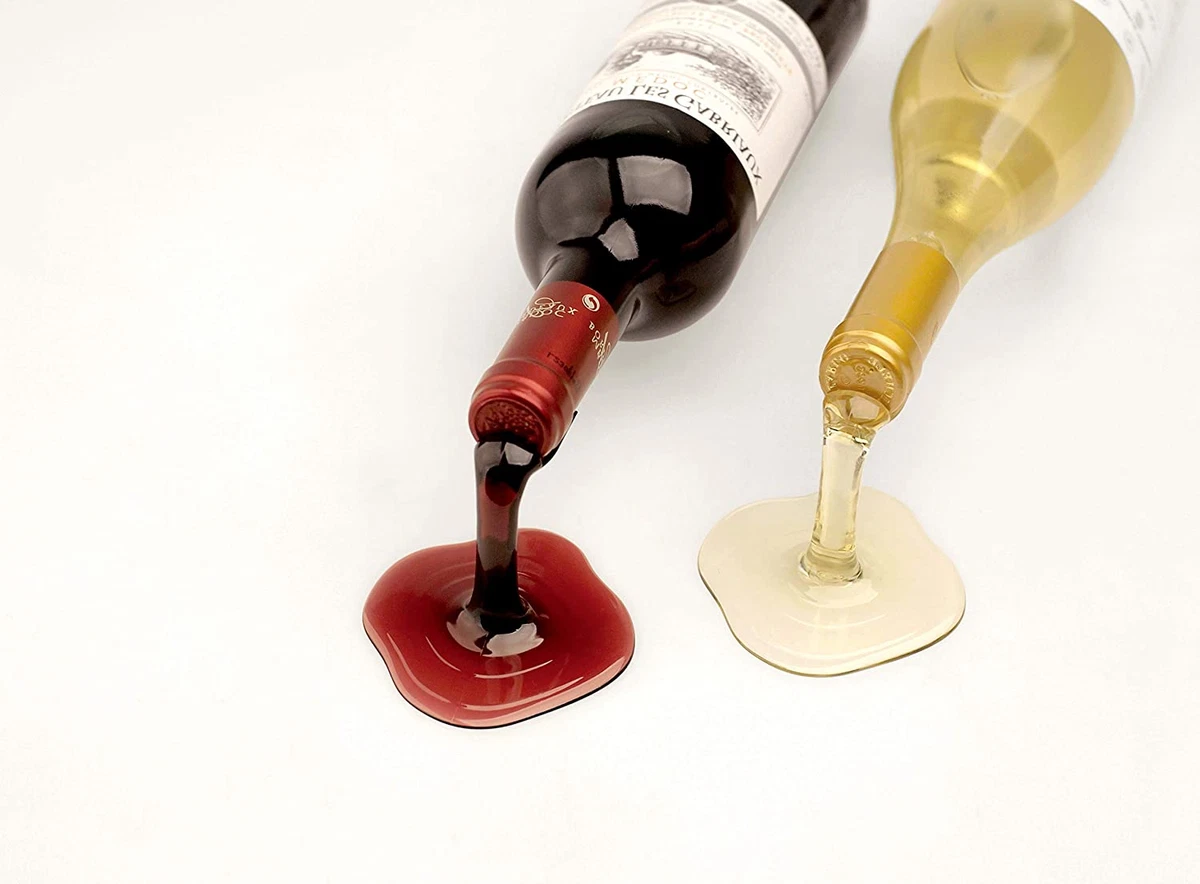 Spilled Wine Bottle