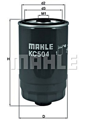 MAHLE Fuel Filter For HYUNDAI KIA Grand Santa F III Sorento II ...