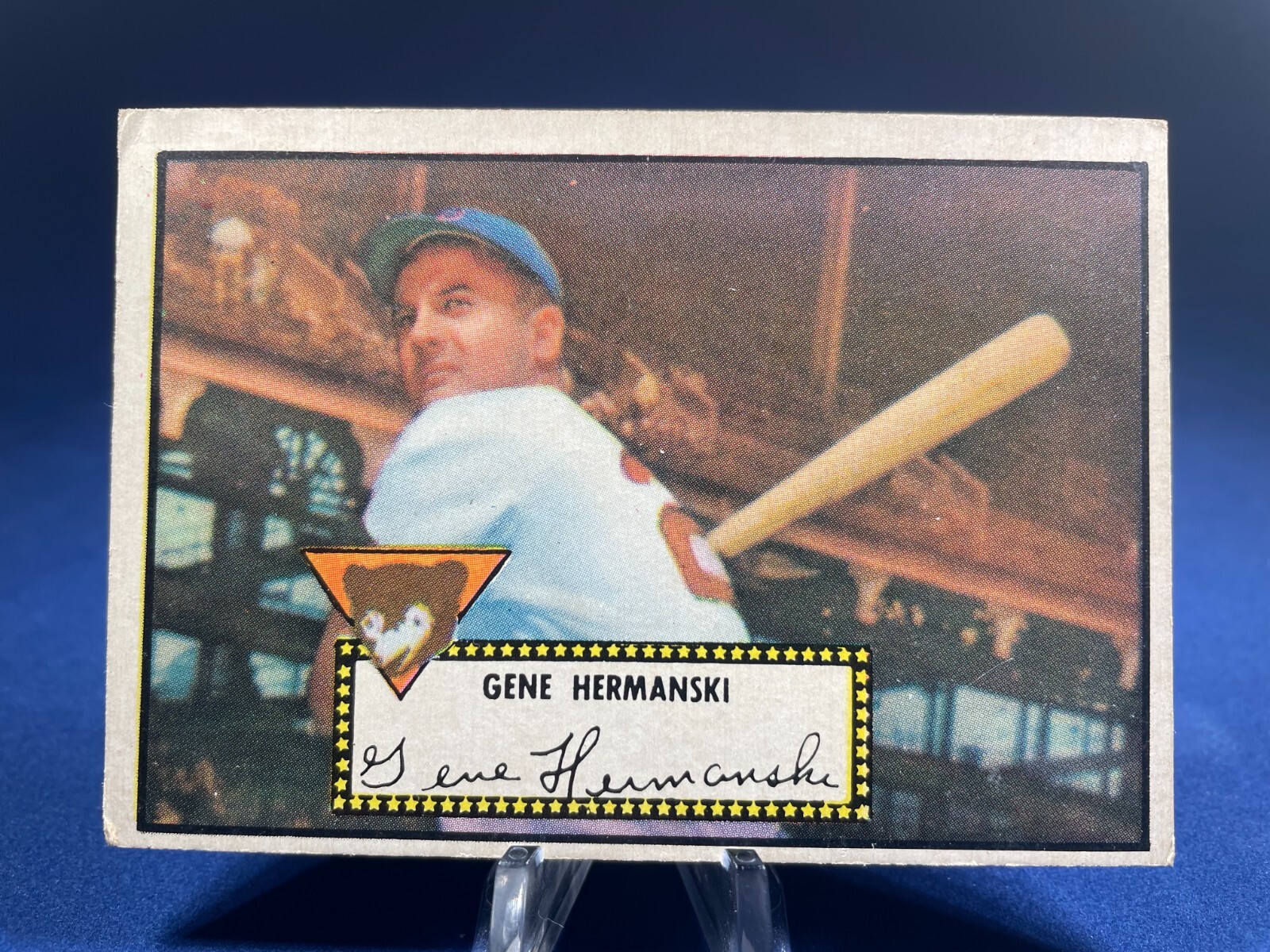 1952 Topps Baseball Card Gene Hermanski #16 Chicago Cubs | eBay
