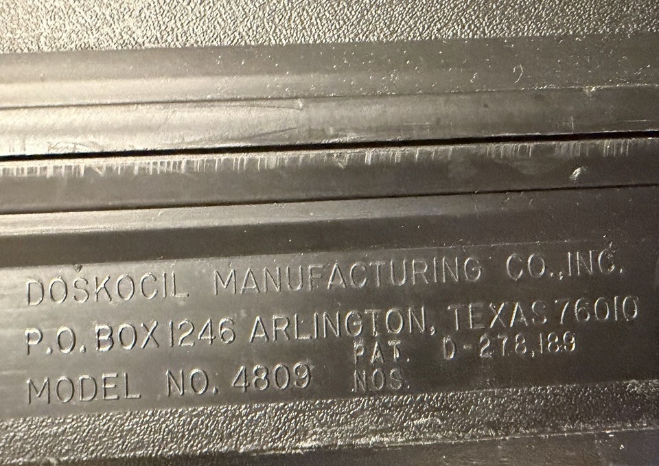 Vintage Doskocil Gun Guard Case Model 4809 Alligator Print Rifle ...