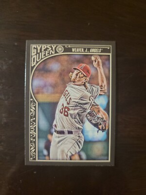 2015 Topps Gypsy Queen Jered Weaver #279 Los Angeles Angels | eBay