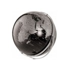 52" Large 2 Tone Revolving World Globe Table Top Black & Silver Modern ...