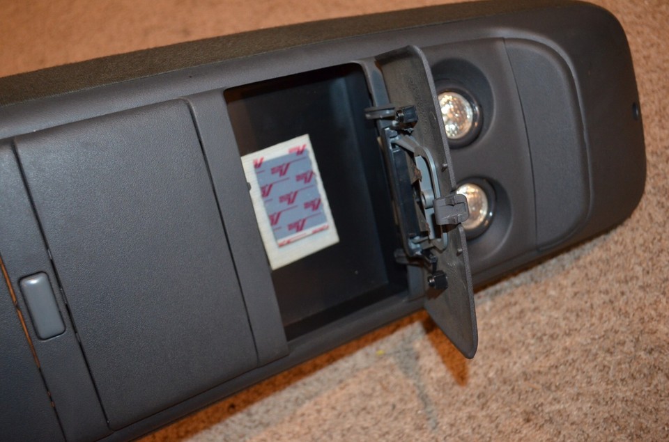 1986-1994 S10 BLAZER SONOMA JIMMY BRAVADA OVERHEAD ROOF CONSOLE STORAGE ...