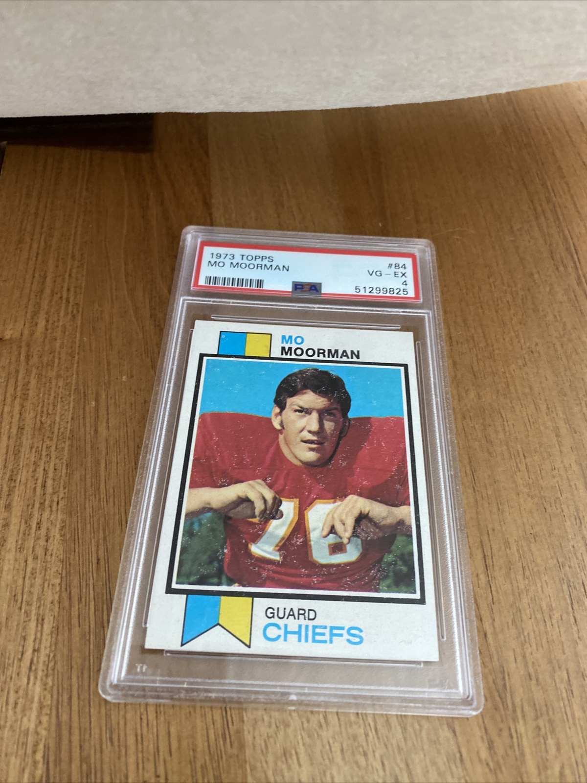 1973 MO MOORMAN #84 Topps PSA 4 Kansas City Chiefs | eBay