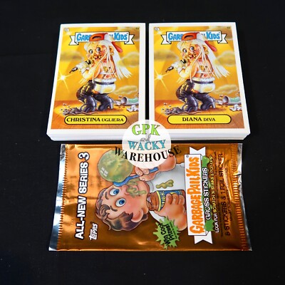 GARBAGE PAIL KIDS ANS3 COMPLETE 80-CARD SET 2004 ALL-NEW SERIES 3 +FREE ...