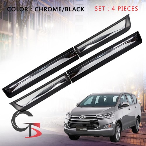 Body Cladding Side Molding Guard FITT Chrome Fits Toyota Innova Crysta ...