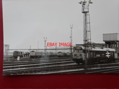 PHOTO BR CLASS 50 DIESEL NO 50038 & OTHERS AT BRISTOL BATH RD MPD 25/4 ...