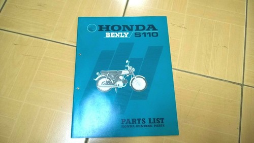 Honda Benly CS110 S110 Factory Parts list Catalog NOS Genuine Japan | eBay