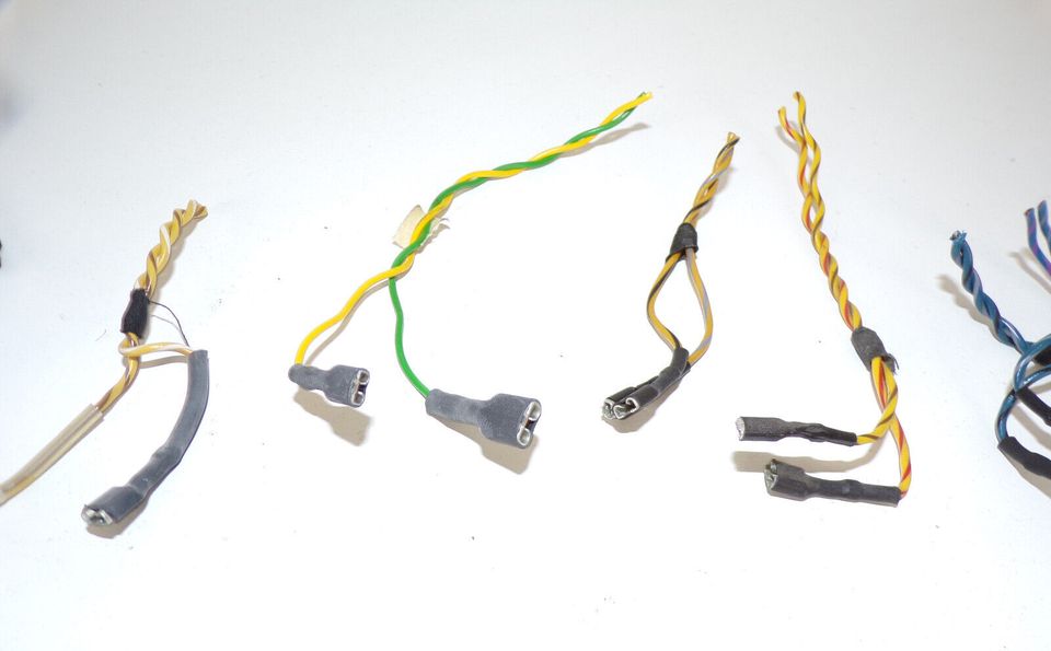 BMW OEM Speaker Wire Terminals Harness Pigtail Female Spade Connector ...