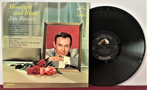 👨🏿‍🎤 Jim Reeves ‎– Moonlight And Roses: RCA # LPM-2854 - Mono: EX+ 👨🏿‍🎤 ...