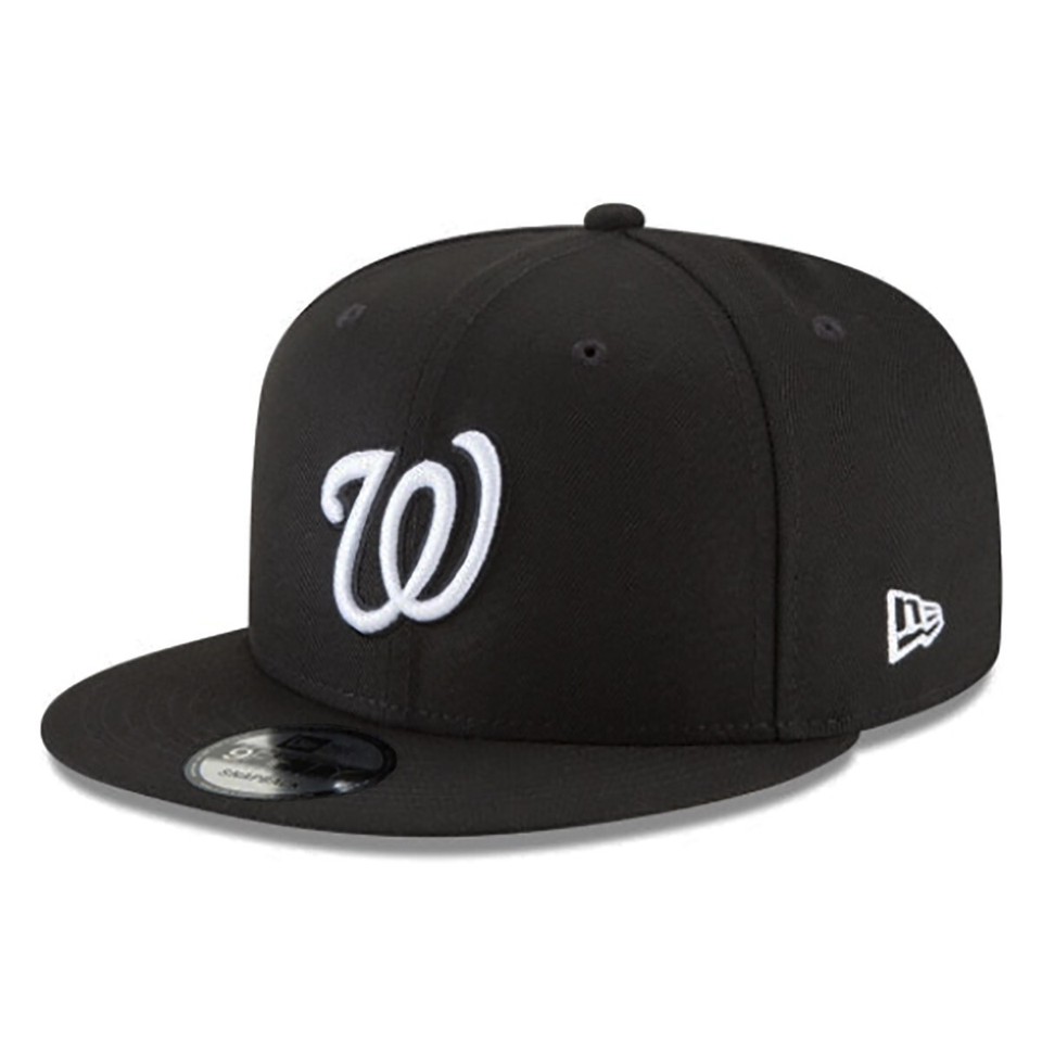 Brand New 9FIFTY Baseball Cap -MLB Washington Nationals Basic Black ...