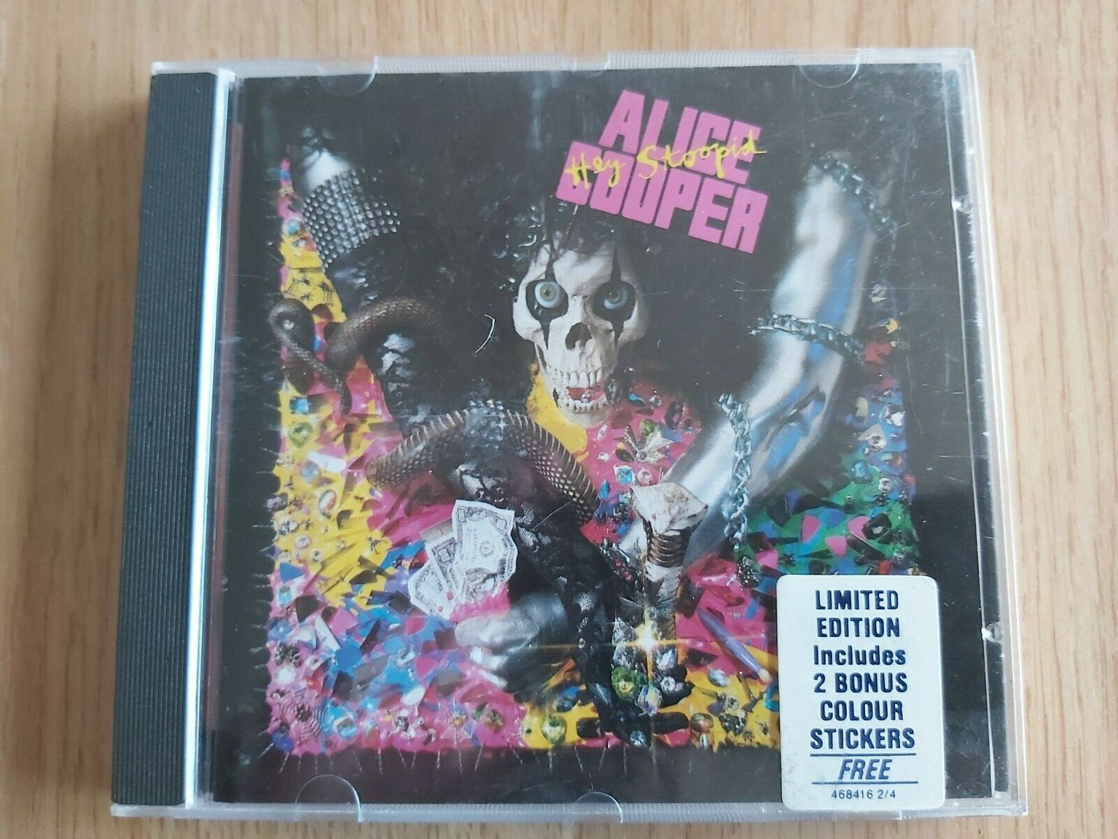Alice Cooper Hey Stoopid CD Album + Stickers | eBay