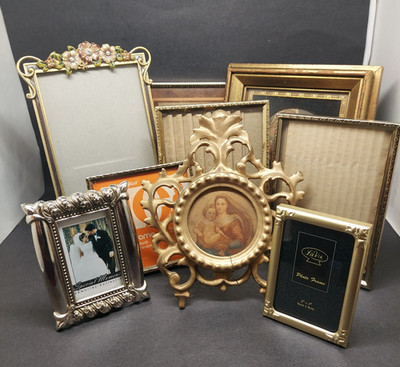 Vintage Assorted Lot of 9 Small Picture Frames & Mini | eBay