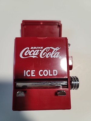 Vintage 1995 Coca Cola Toothpick Dispenser Holder Red Cooler Coke ...