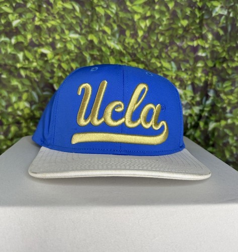 UCLA Bruins Adidas Snapback Hat Blue Gold Script Logo Adjustable Cap | eBay