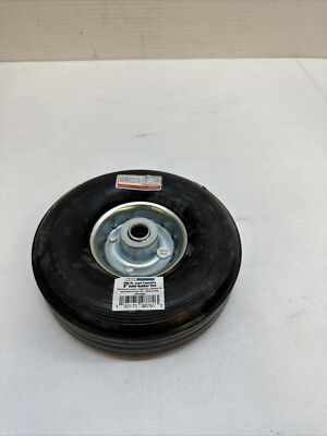 8" Replacement Hard Rubber Tire Wheel Solid & Rim for Dolly Hand Cart ...