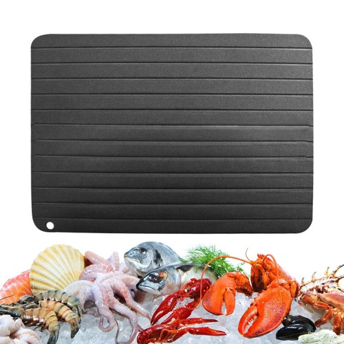 Fast Defrosting Tray Aluminum Alloy Meat Defroster No Plug Non-sticky ...