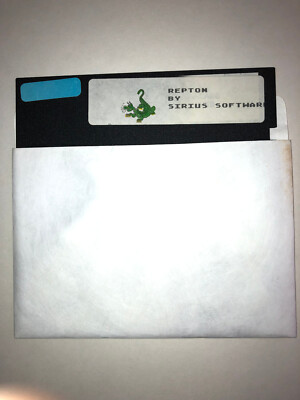 Vintage REPTON by Sirius PC DOS Very RARE Computer Video Game Software ...