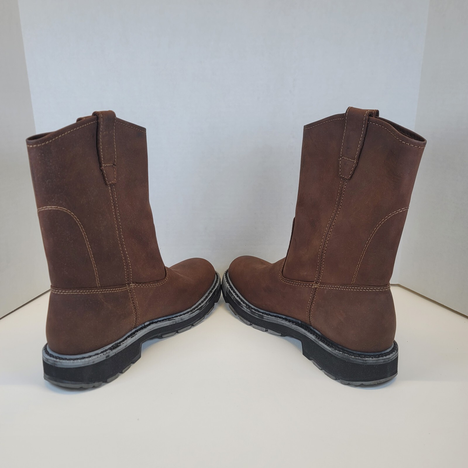 Wolverine 10 Brown Slip Resistant EH Soft Toe Wellington Boot W04727 ...