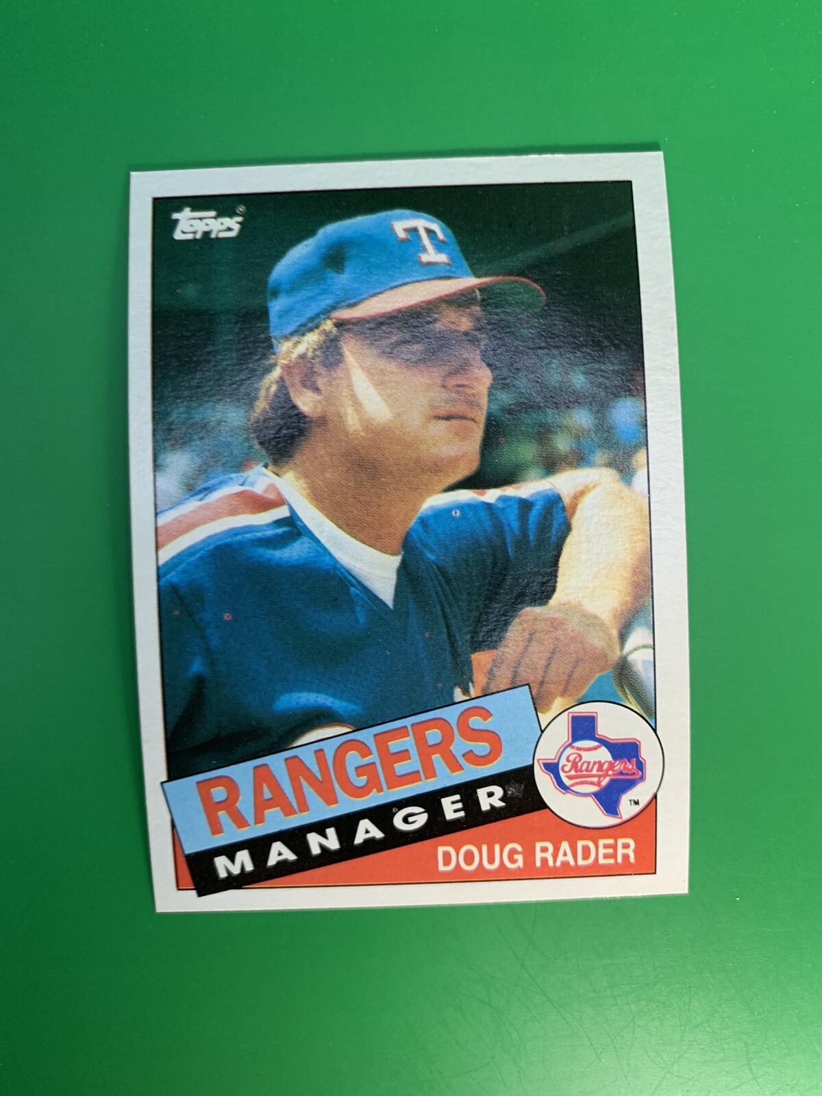 1985 Topps Doug Rader #519 Texas Rangers | eBay