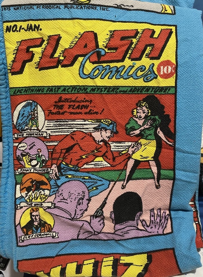 1975 Vintage DC Comic Strip Inscribed Blanket RARE RARE RARE 🔥🔥 | eBay