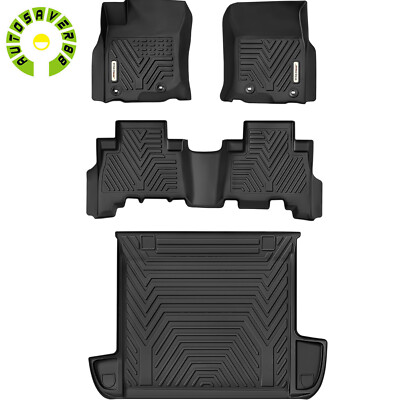 3D Floor Mats + Cargo Liner for 2013- 2024 Toyota 4Runner All Weather ...