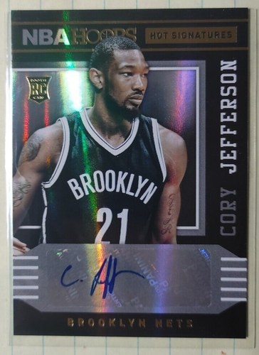 2014-15 Panini Hoops Hot Signatures Brooklyn Nets Cory Jefferson | eBay