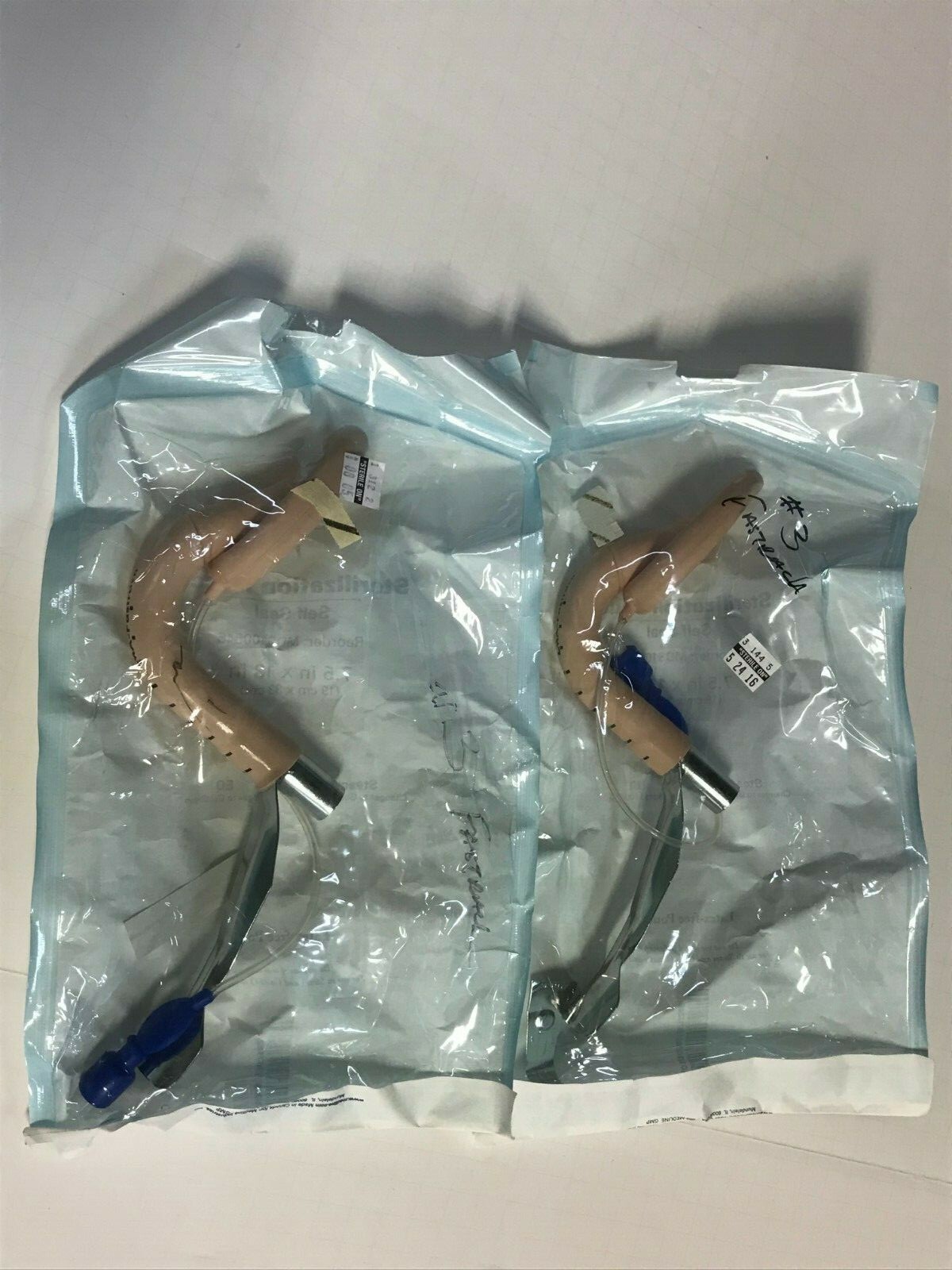 LMA Fastrach #3 Laryngeal Mask With Tube Sterile Pack. Reusable QTY 2 ...