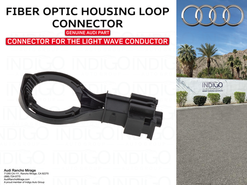 New Genuine Audi VW Volkswagen Fiber Optic Housing Loop Connector OEM ...