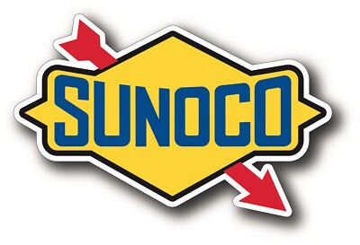 Sunoco Vintage Logo Decal 5X3" Repro Hot Rod Gasoline Petroliana ...